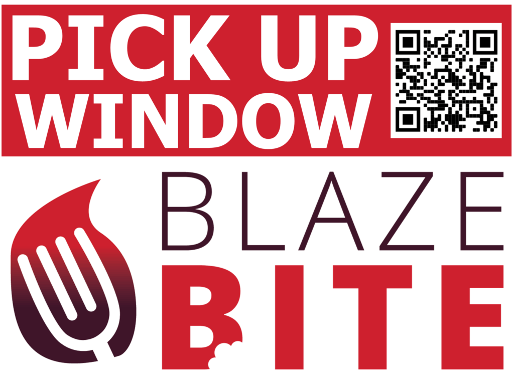 Pickup Window Sign 24x18 - BlazeBite Mobile App